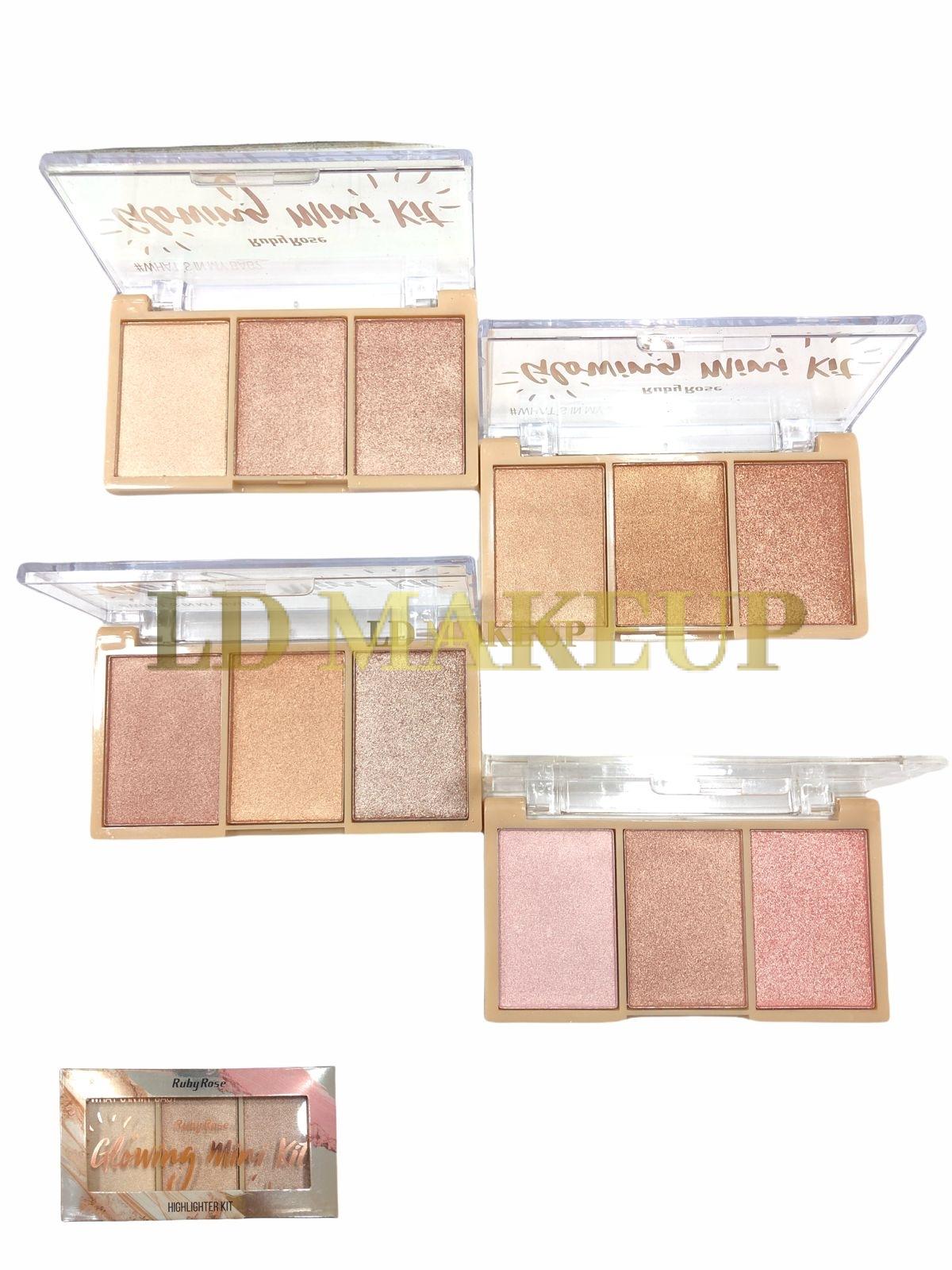 Paletas trio de iluminadores Ruby Rose POR MAYOR — LD Make Up
